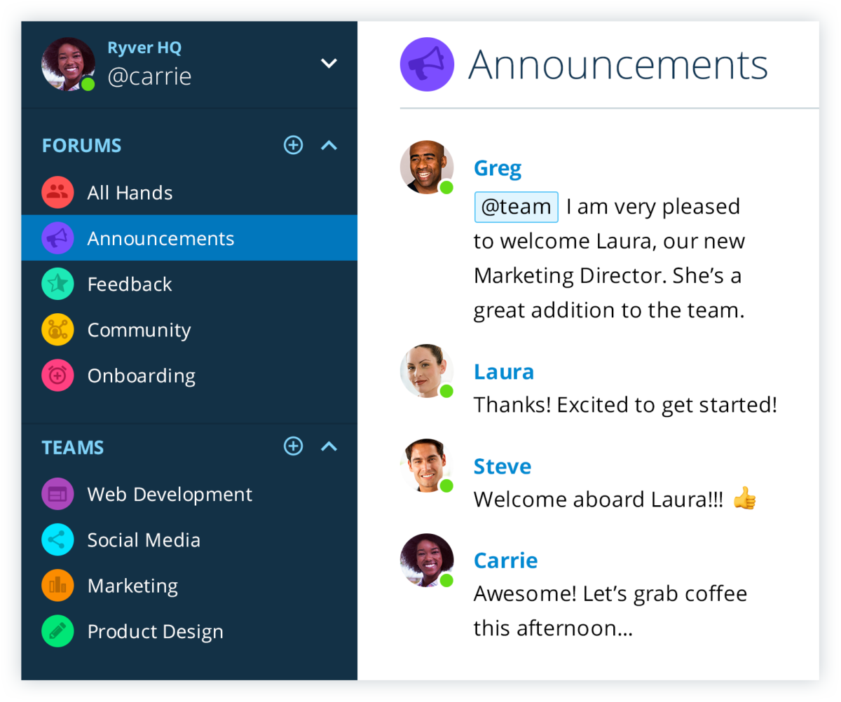 User Guide: App Overview | Ryver Support